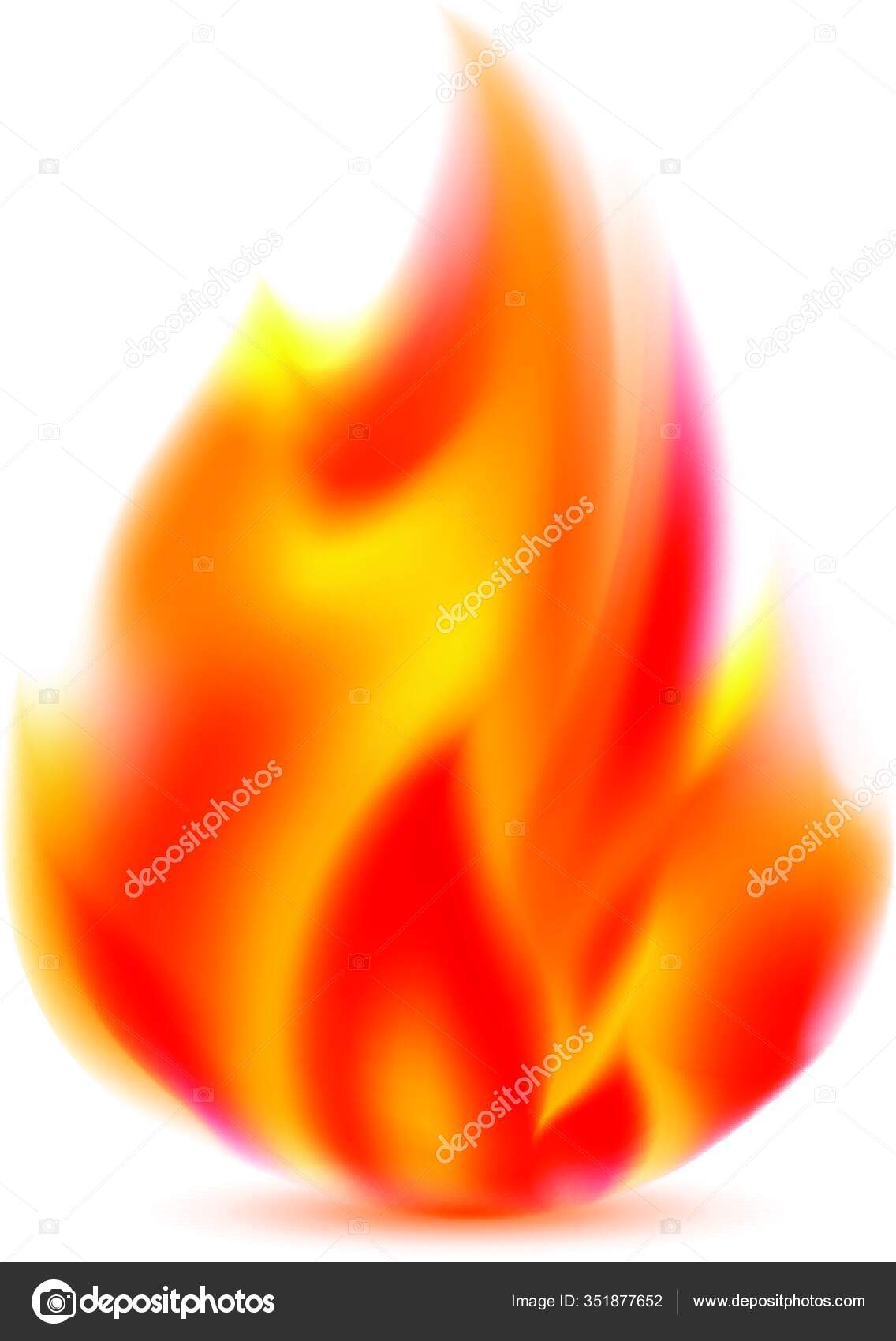 Fire Bright Flame Light Background Stock Vector Image by ...