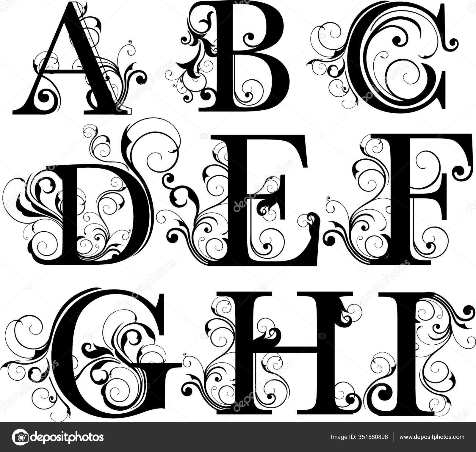 Set Vector Font Stock Vector Image by ©PantherMediaSeller #351880896