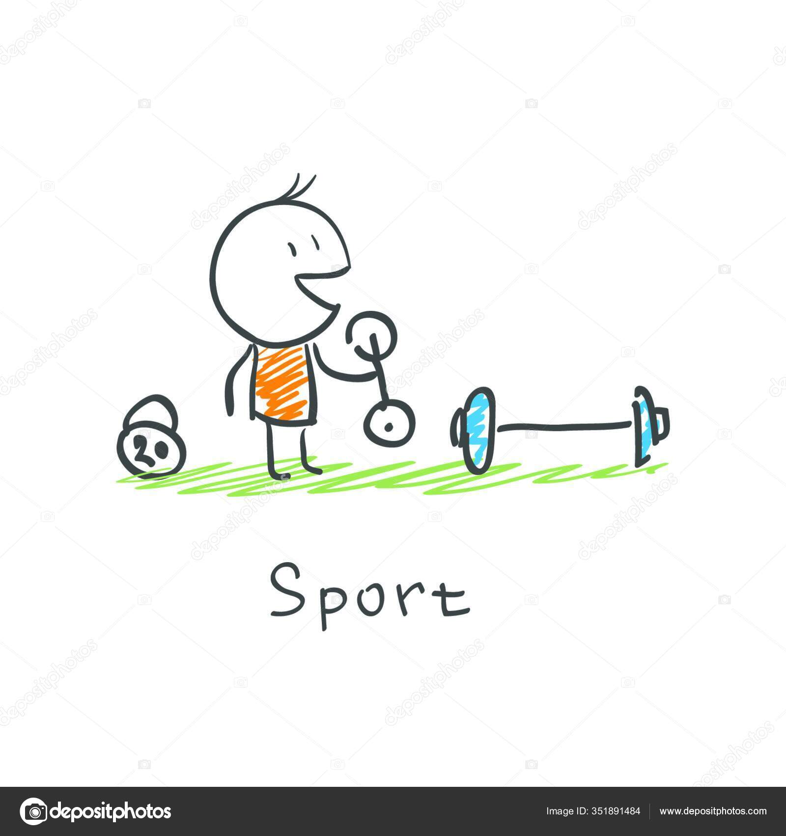 Man Sports Vector Illustration Stock Vector by ©PantherMediaSeller ...