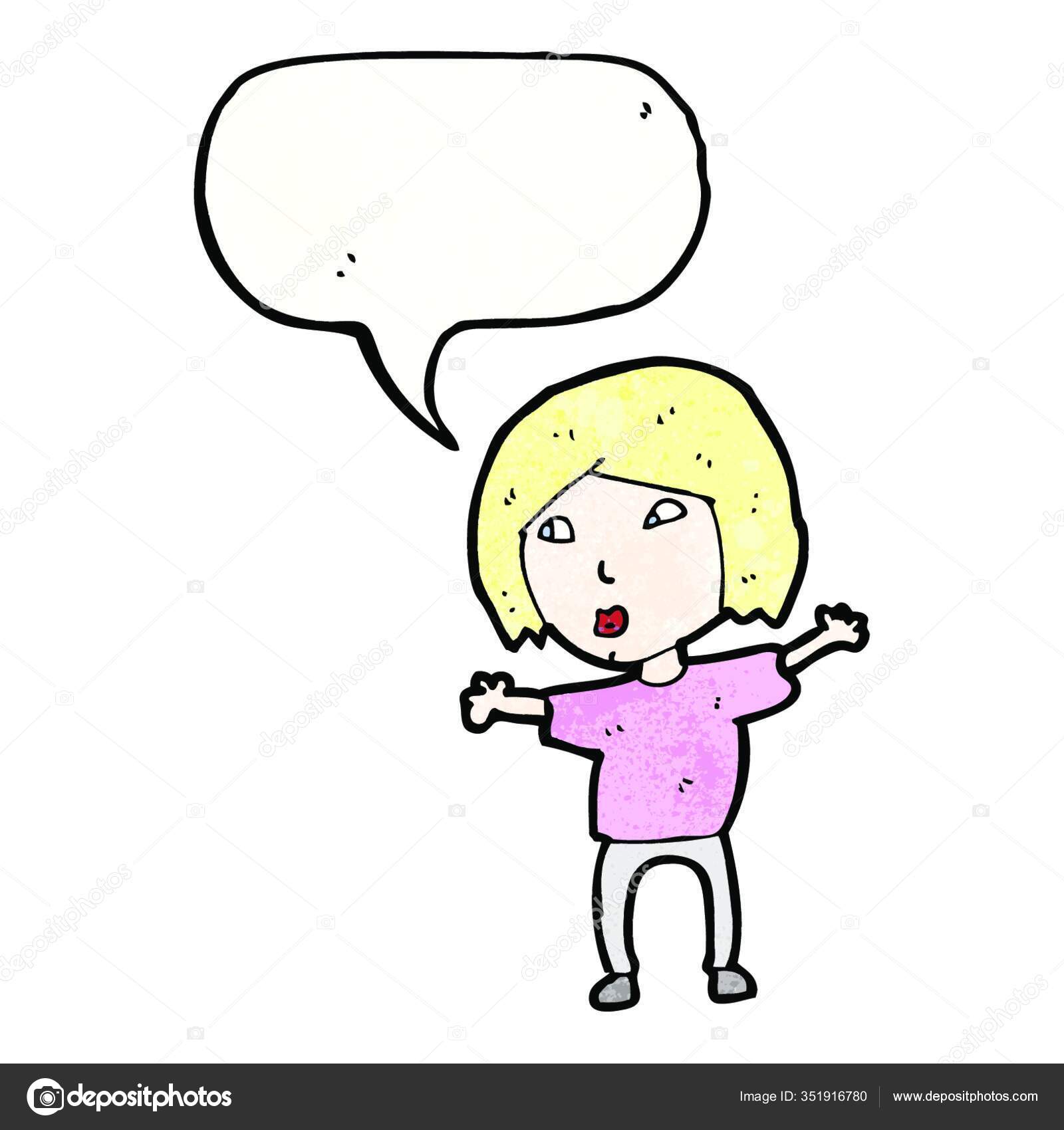 Hand Drawn Cartoon Illustration White Background Stock Vector Image by ...