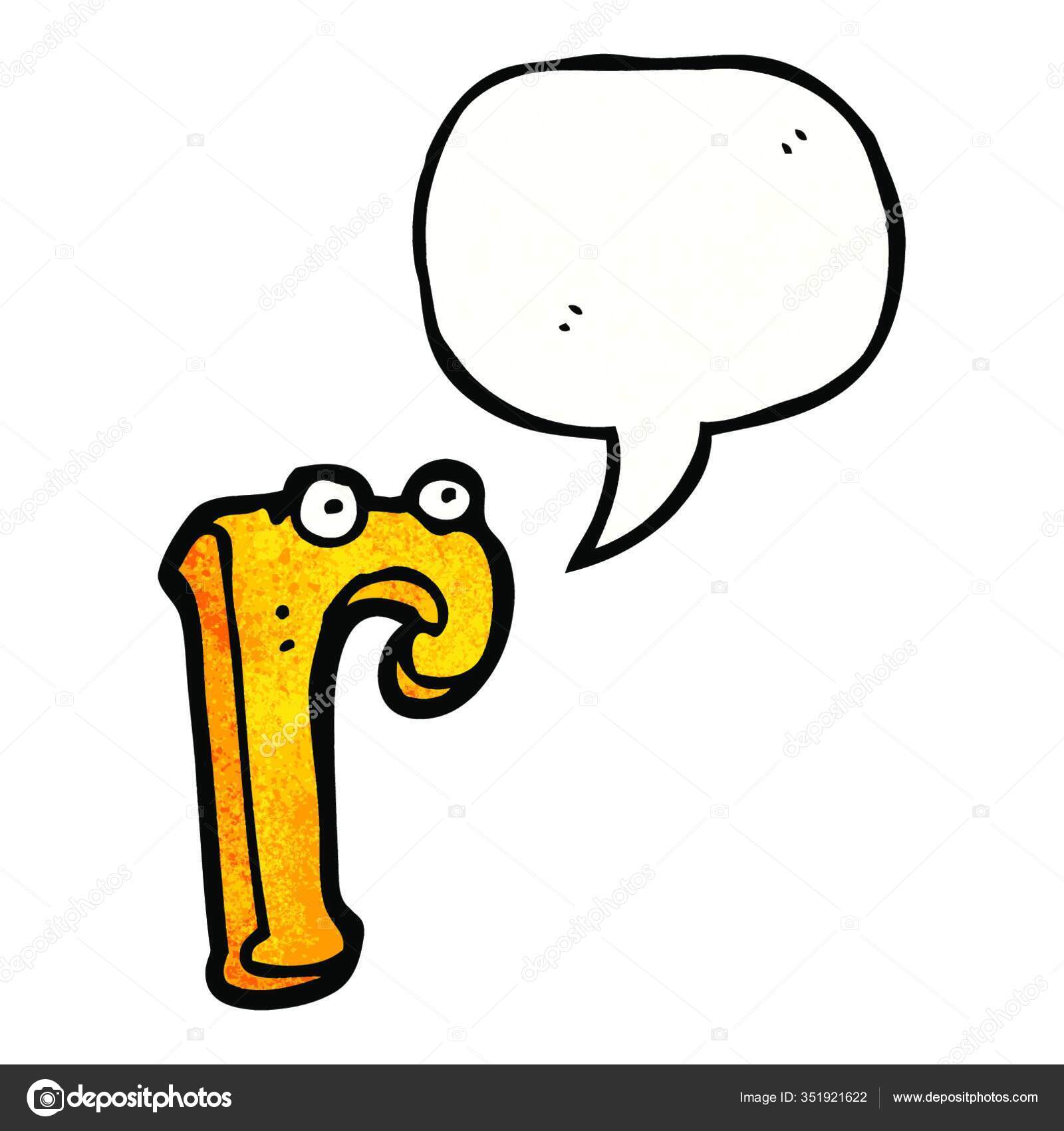 Hand Drawn Cartoon Illustration White Background Stock Vector by ...