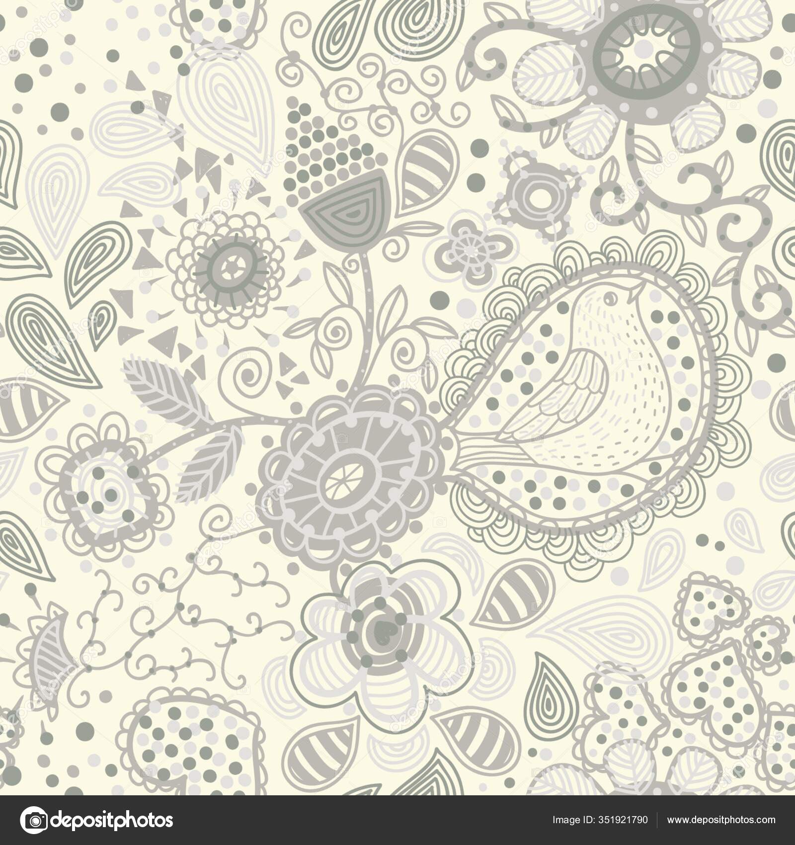 Vector Floral Seamless Texture Stock Vector by ©PantherMediaSeller ...