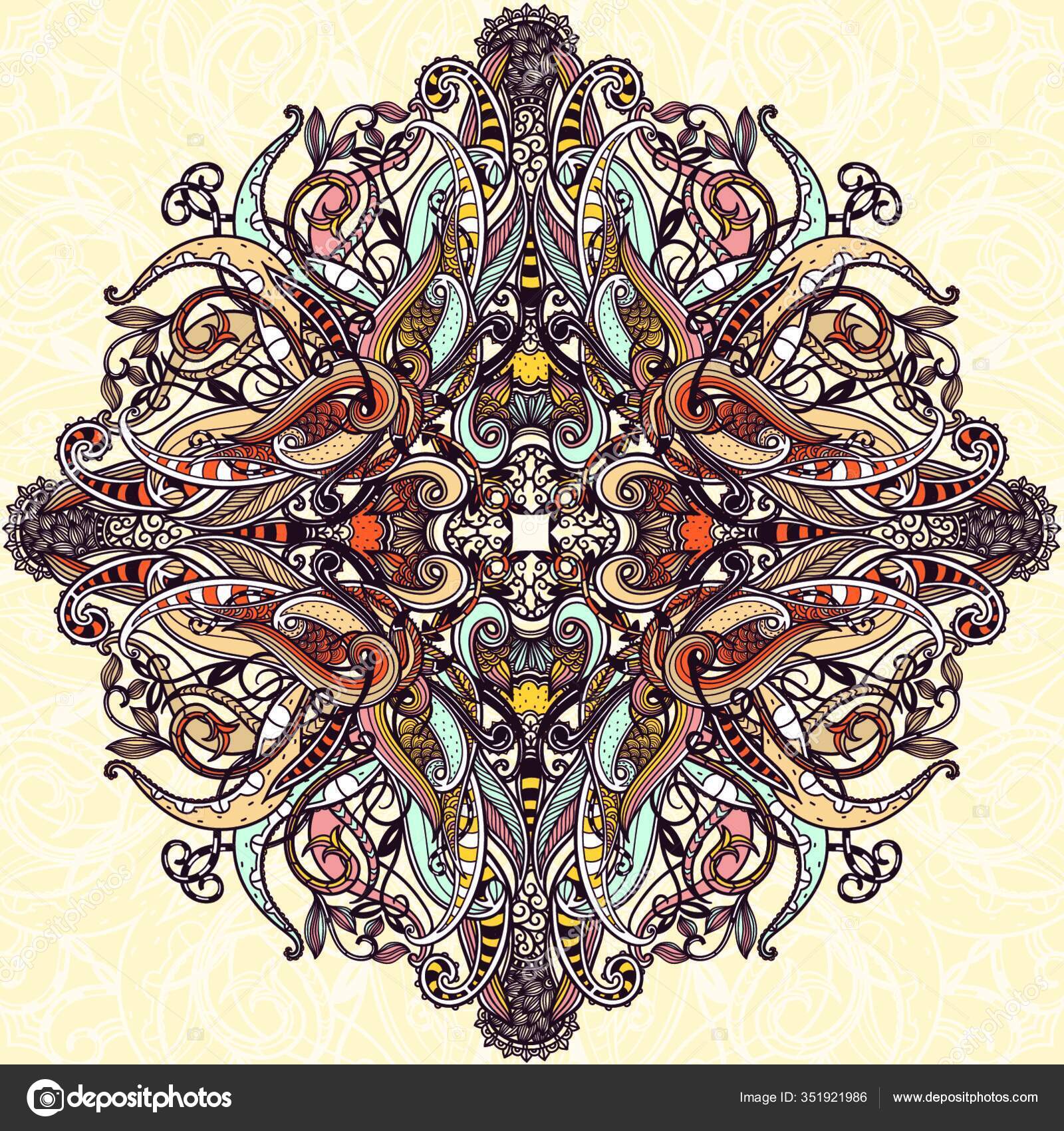 Ornament Symbols Shaping Background Stock Vector by ©PantherMediaSeller ...