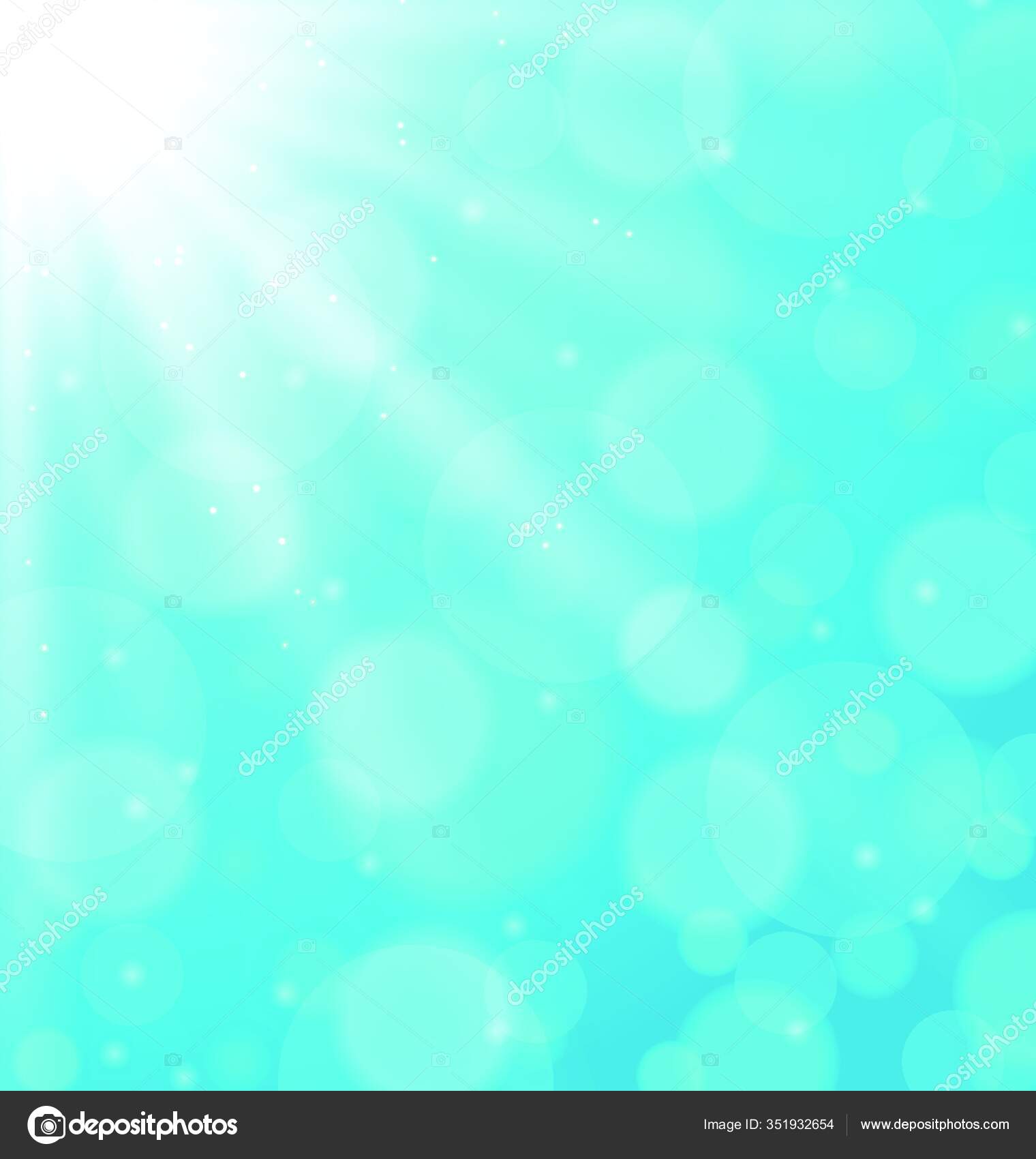 Illustration Abstract Blue Background Sunbeam Vector Stock Vector Image ...