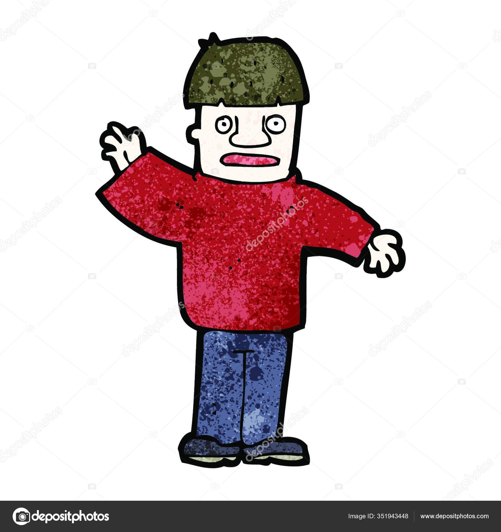 Ilustración Vectorial Dibujos Animados Sobre Fondo Blanco Vector de ...