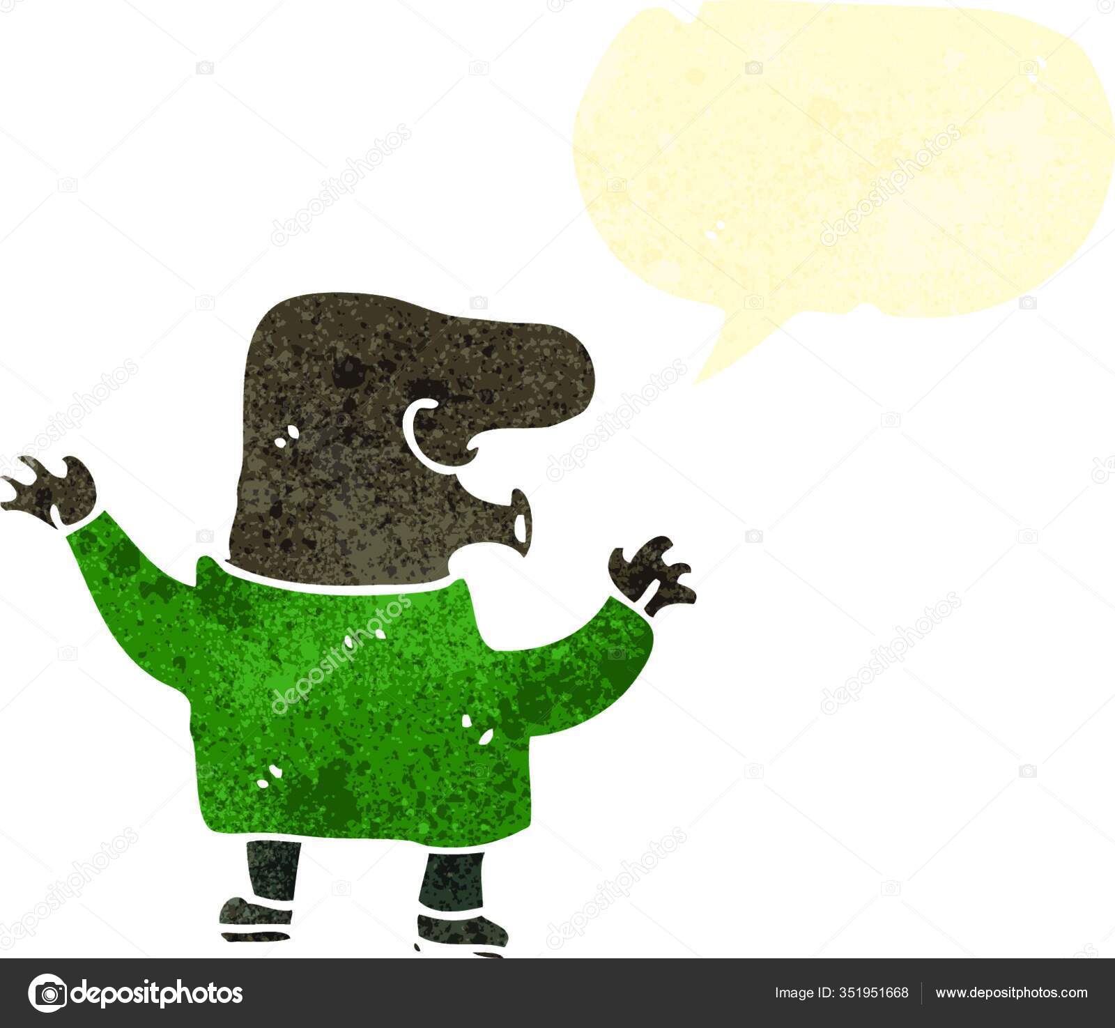 Cartoon Illustration Isolated White Background Stock Vector by ...