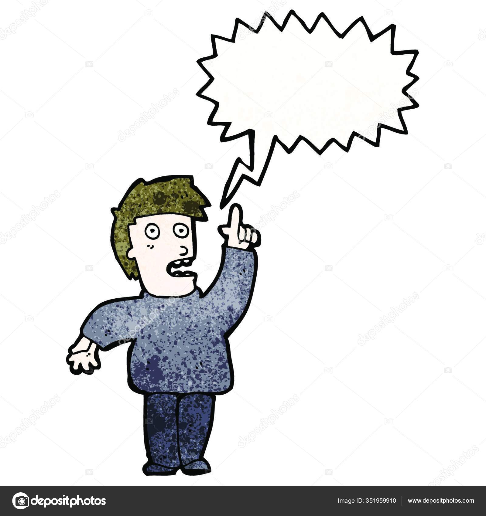 Cartoon Illustration Isolated White Background Stock Vector by ...