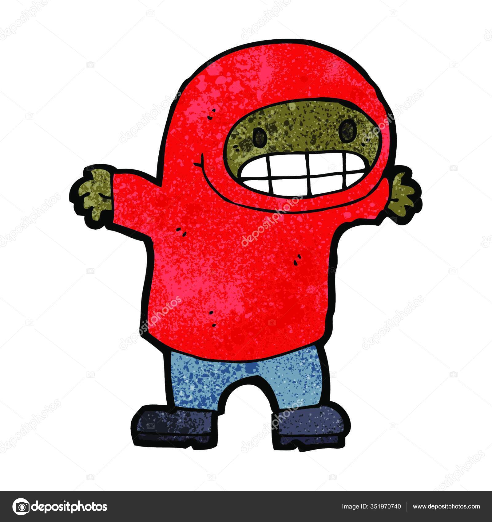 Cartoon Illustration Isolated White Background Stock Vector Image by ...