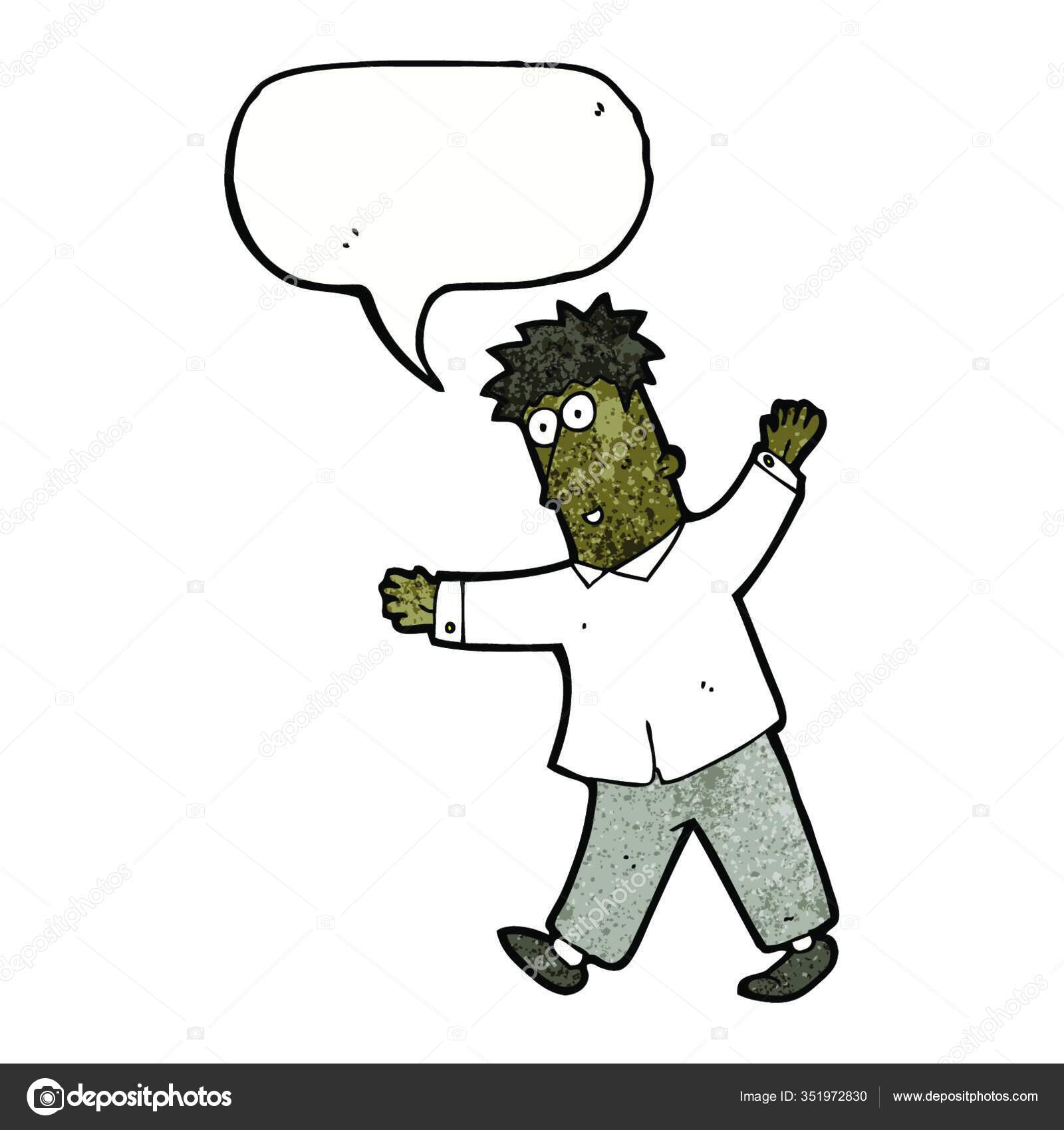 Cartoon Illustration Isolated White Background Stock Vector Image by ...