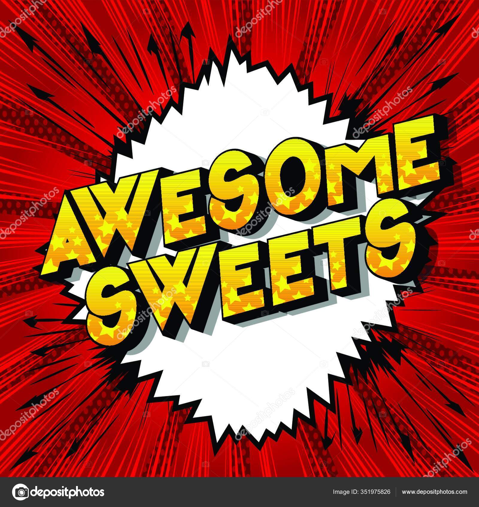 Vector Illustrated Comic Book Style Phrase Abstract Background Stock ...