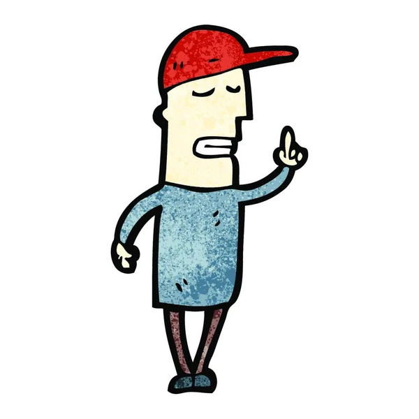 Middle Finger Cartoon