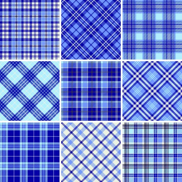 Big plaid pattern set — Stock Vector © WitchEra #11604354
