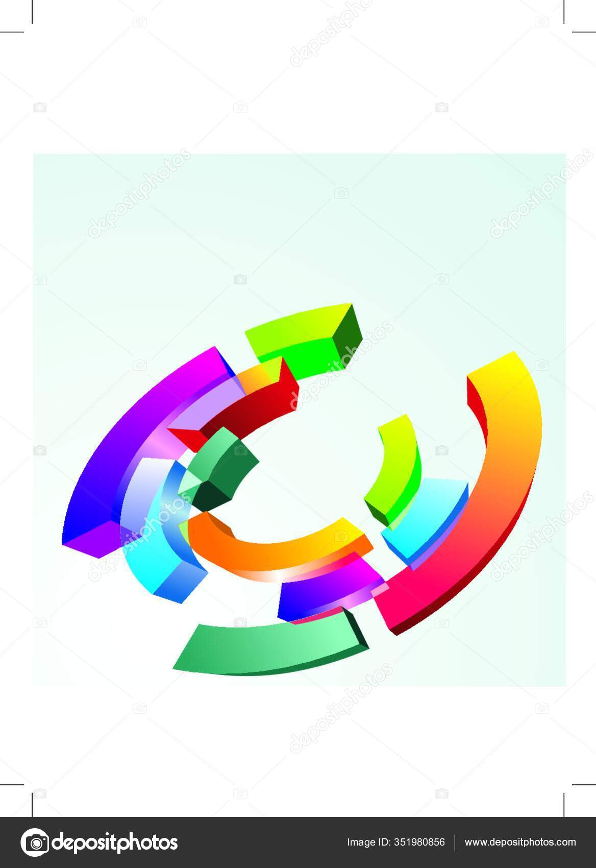 Glass Abstract Background Color Symbol Vector Stock Vector by ...