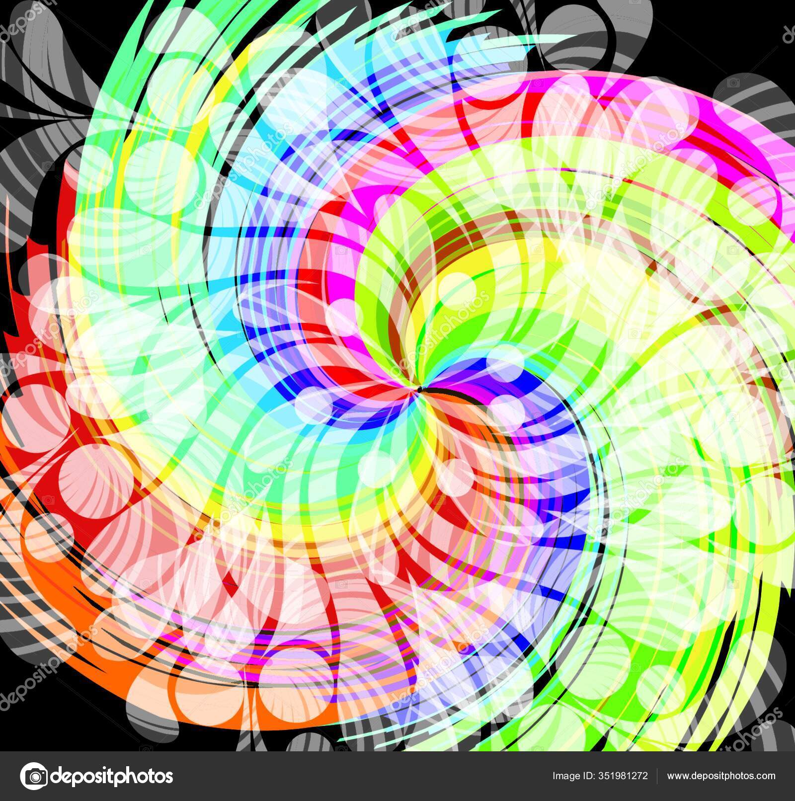 Colorful Swirl Background Vector Stock Vector Image by ...