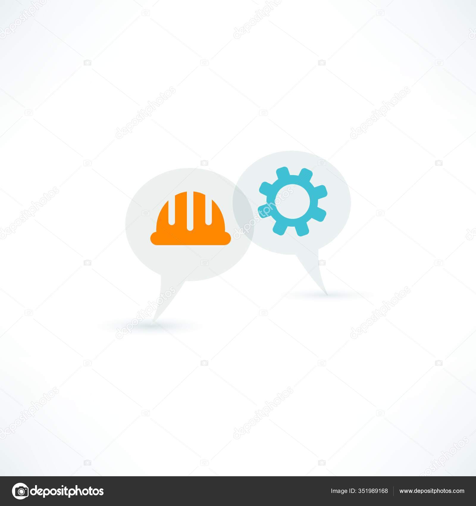 Vector Icon Isolated White Background Stock Vector by ...