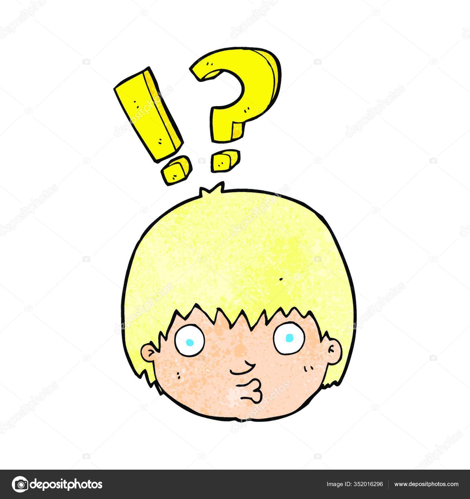Cartoon Curious Face Isolated White Background Stock Illustration by ...