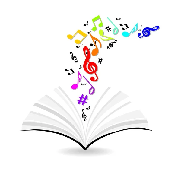 Libro con letras voladoras imágenes de stock de arte vectorial ...