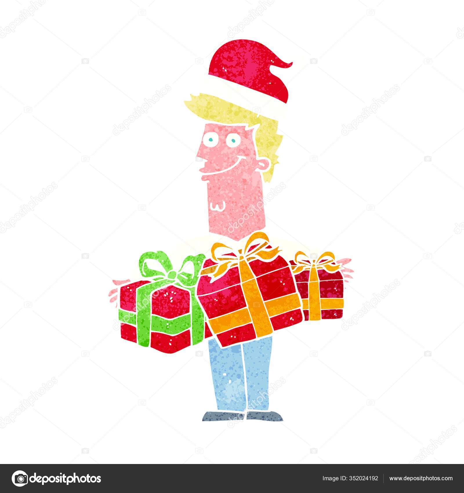 Cartoon Man Gifts Stock Vector by ©PantherMediaSeller 352024192