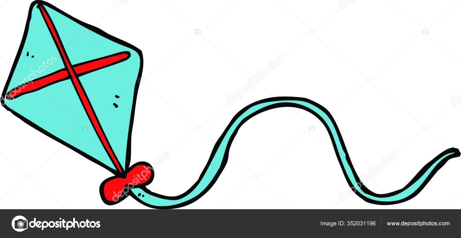 Pipa Dos Desenhos Animados Ilustração Fundo Branco Vetor de ...