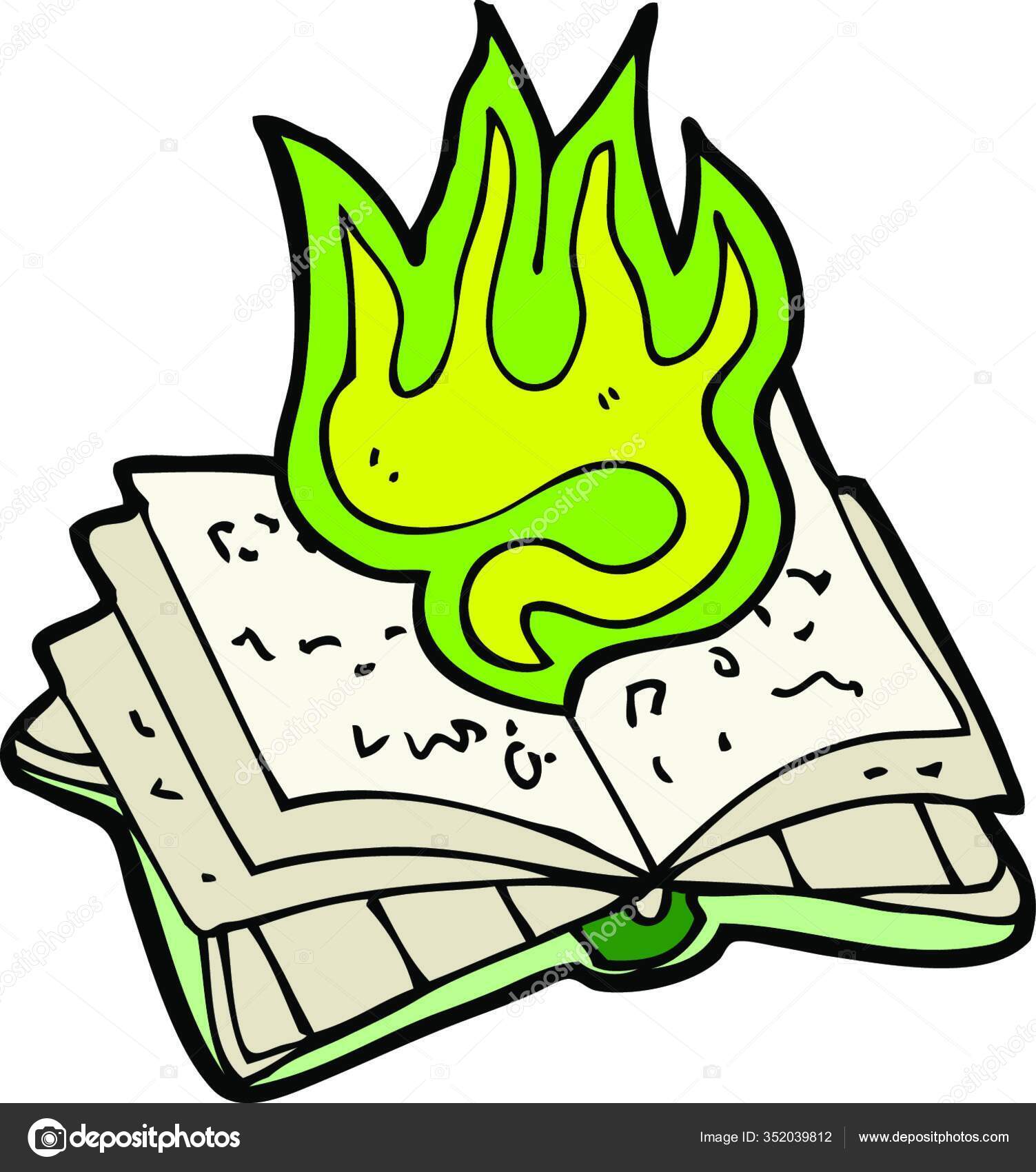 Cartoon Magic Spell Book Stock Vector Image by ©PantherMediaSeller ...