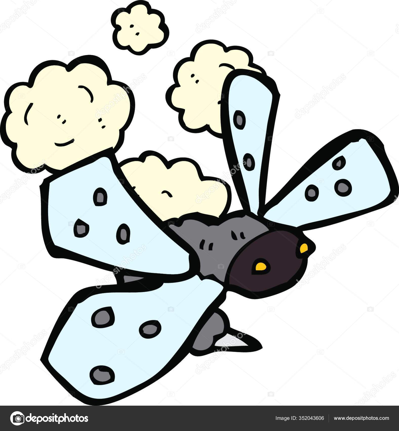 Cartoon Bug Illustration White Background Stock Vector Image by ...