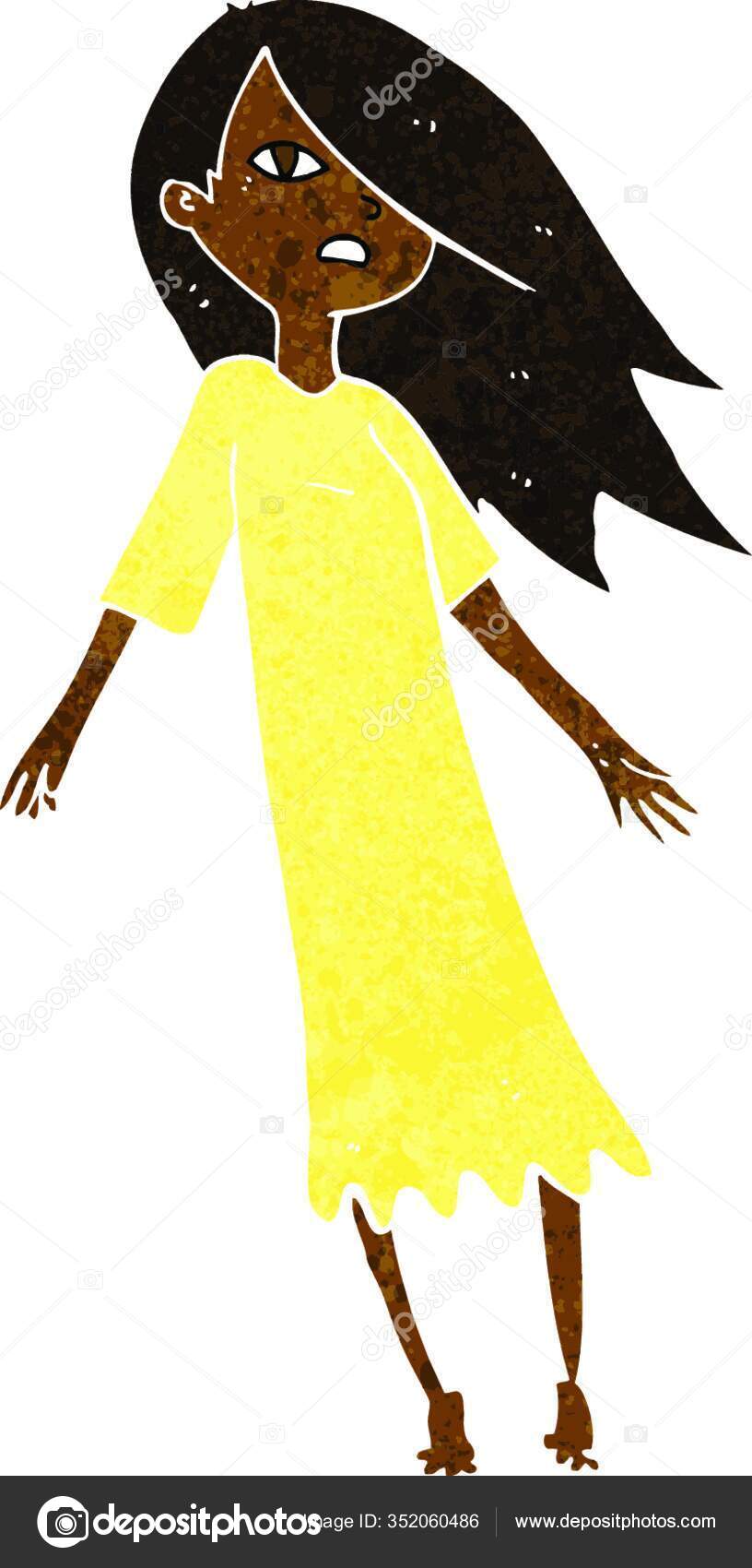 Cartoon Ghost Girl Stock Vector Image by ©PantherMediaSeller #352060486