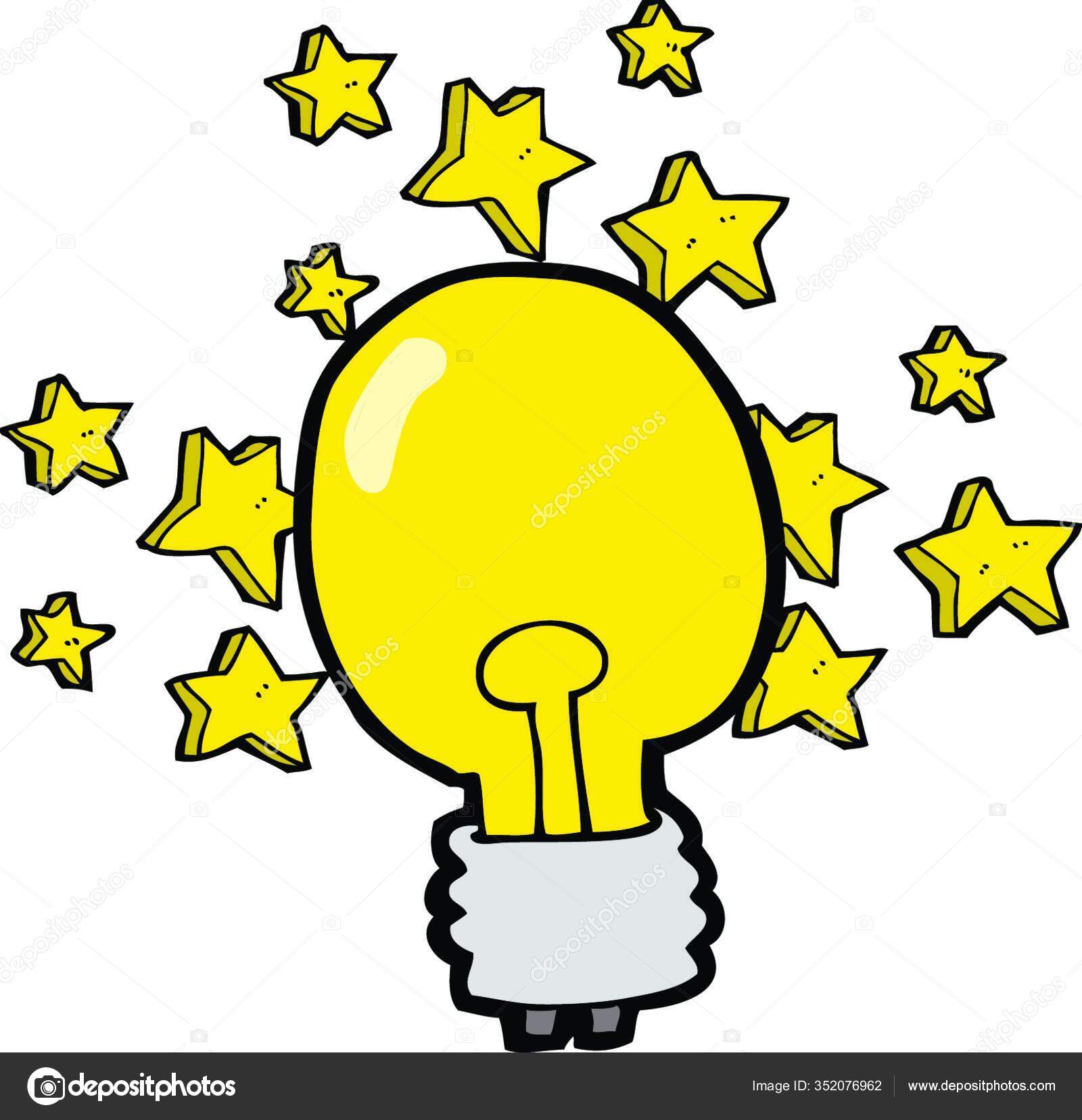 Cartoon Shining Light Bulb Stock Vector Image by ©PantherMediaSeller ...