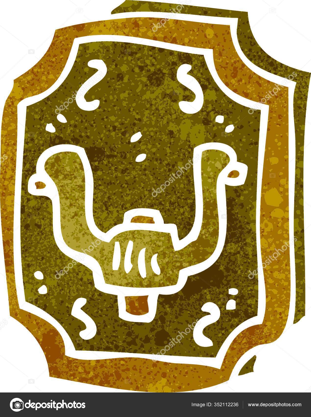 Retro Cartoon Door Knocker Stock Vector Image by ©PantherMediaSeller ...