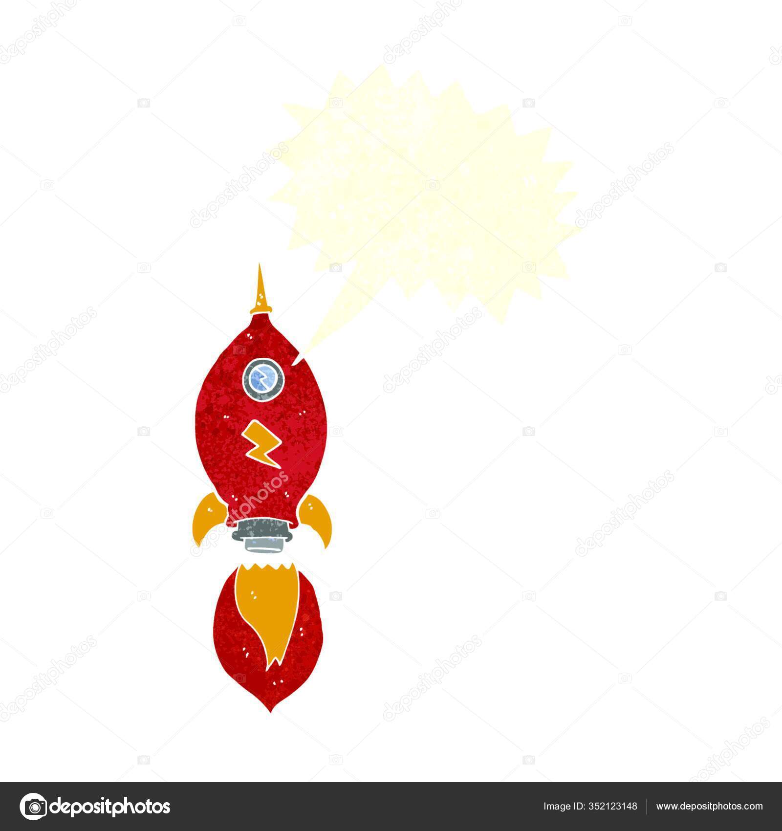 Cartoon Spaceship Speech Bubble Stock Vector by ©PantherMediaSeller ...