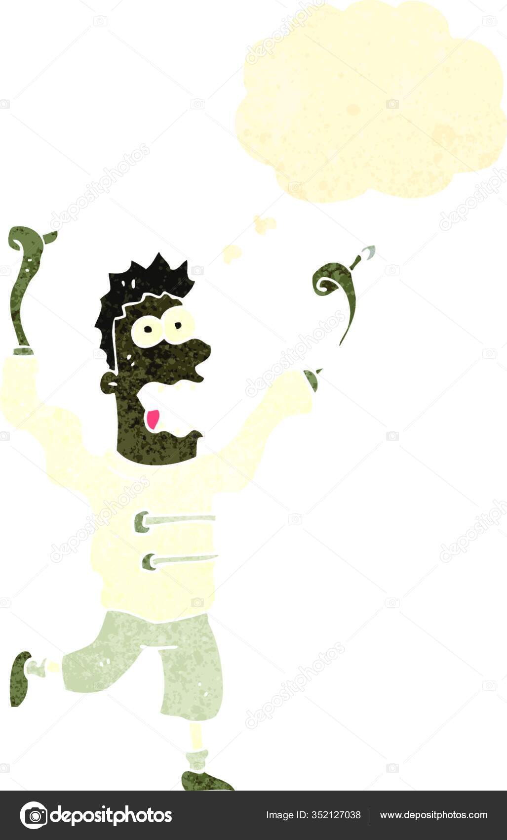 Retro Cartoon Texture Isolated White Stock Vector by ...