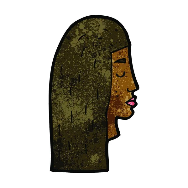 Cartoon female face profile Stock Vector Image by ©lineartestpilot ...