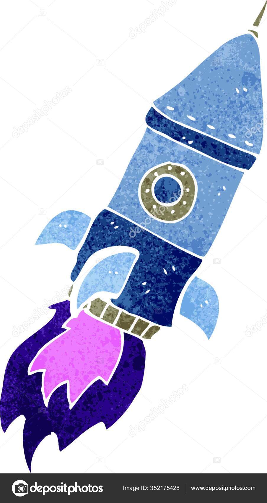 Plain Rocket Illustration