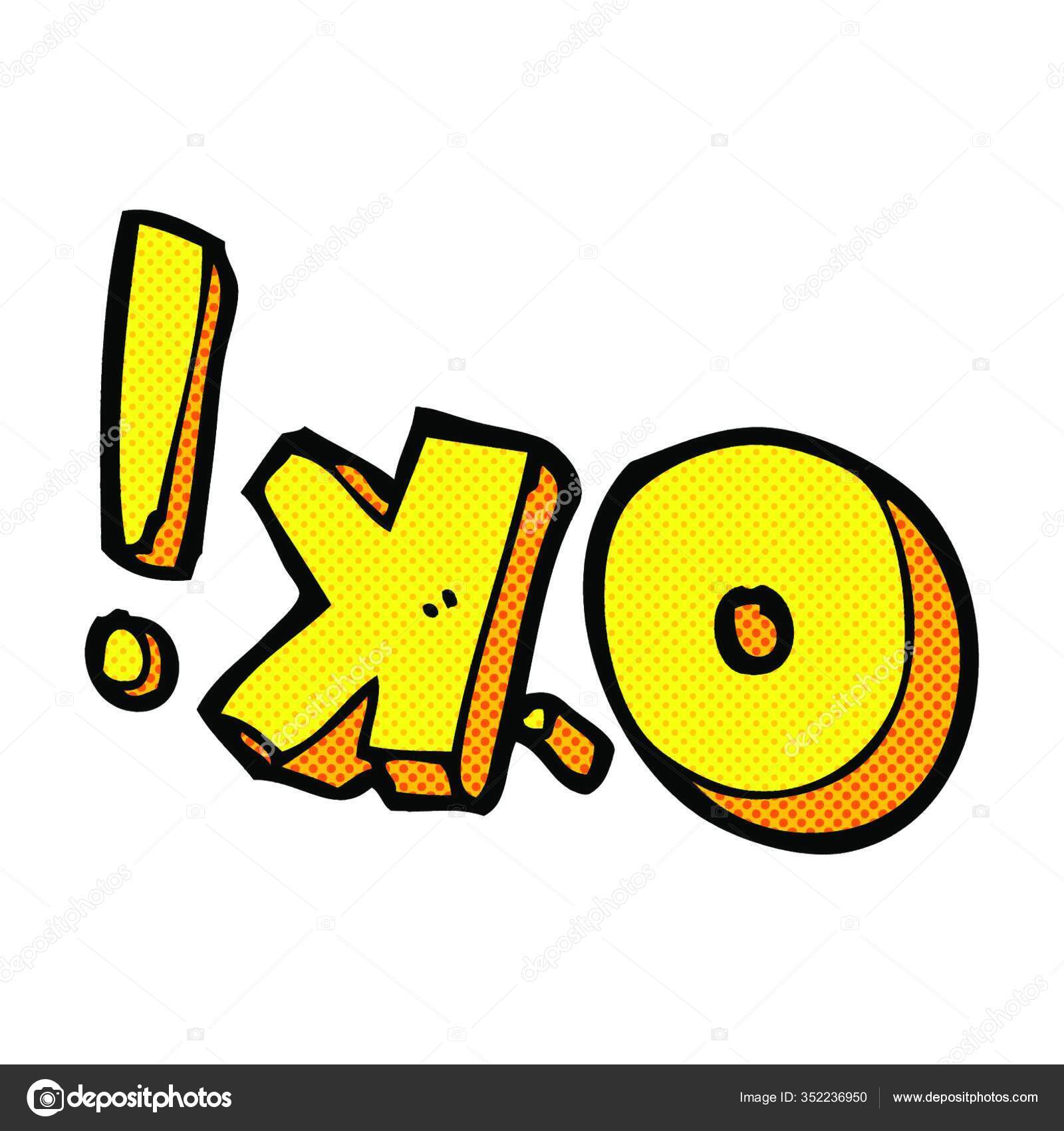 Retro Comic Book Style Cartoon Symbol Stock Vector by ...