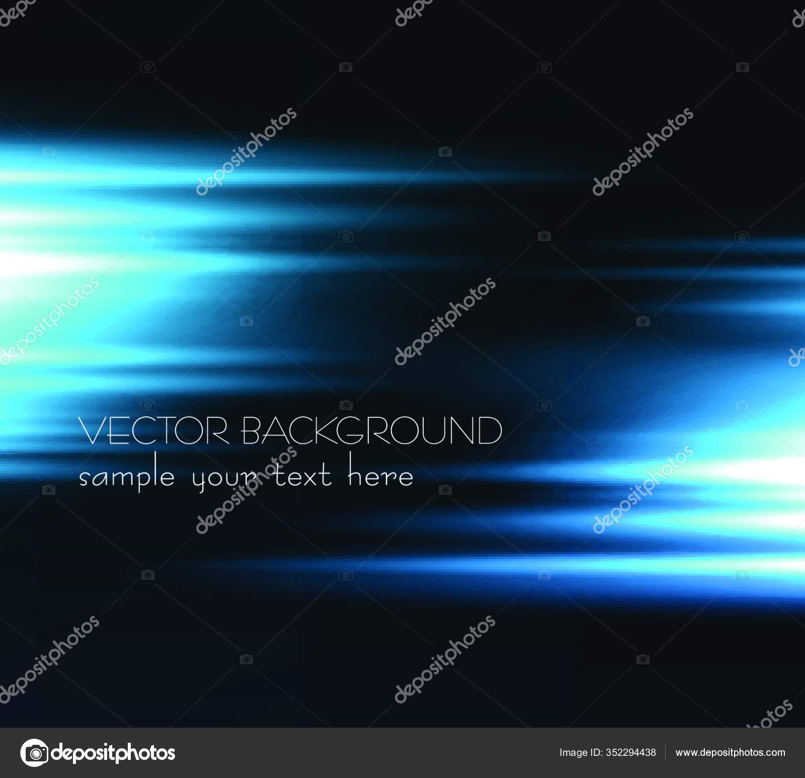 Vector Fondo Oscuro Abstracto Con Luz Color Azul Fondo Oscuro Vector de ...