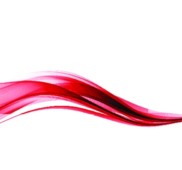 Abstract color wave design element. Vector Abstract color red wave ...