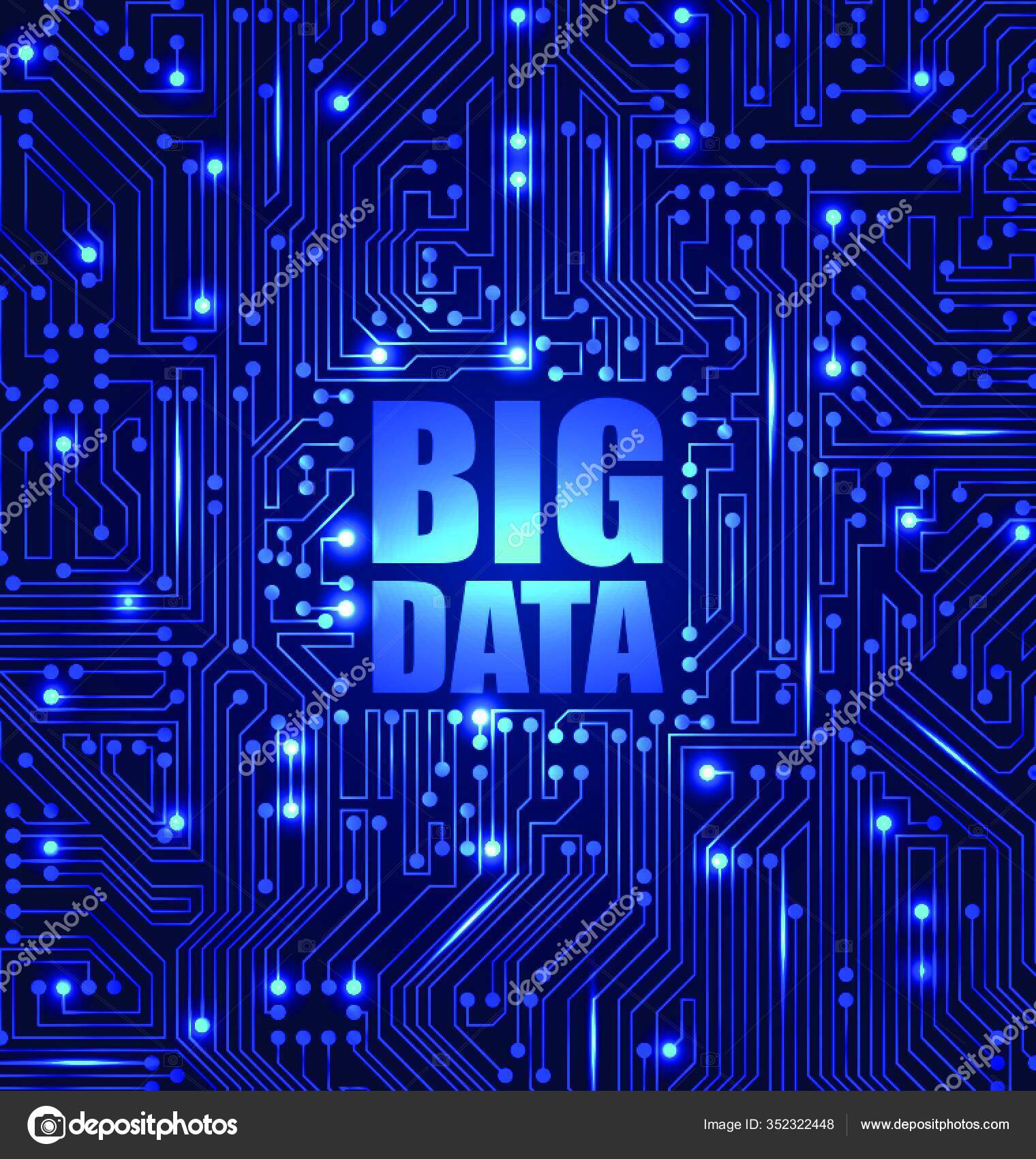 Concept Electrical Circuit Big Data Visualization Mining Database ...