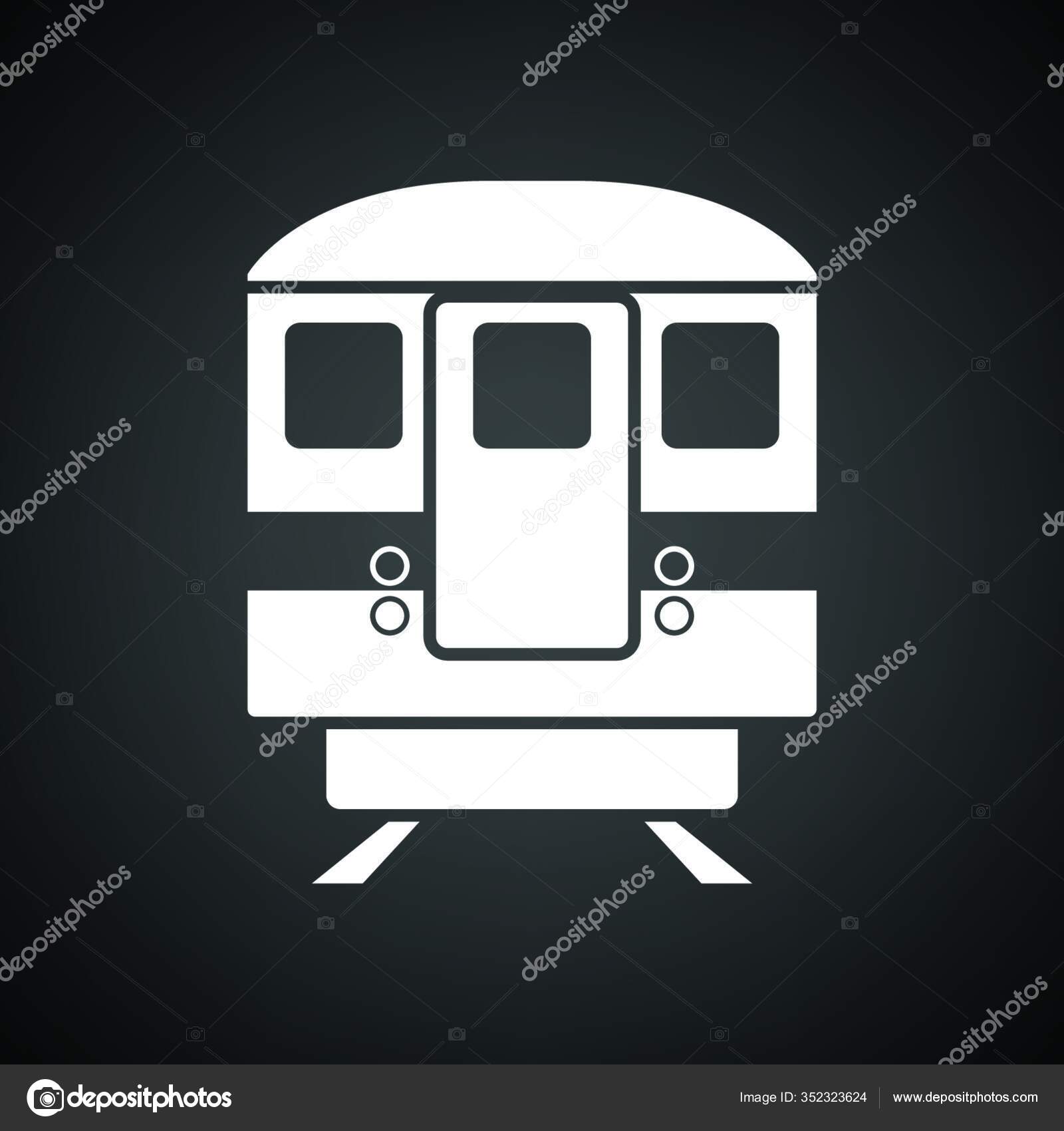 Train Front View Vector