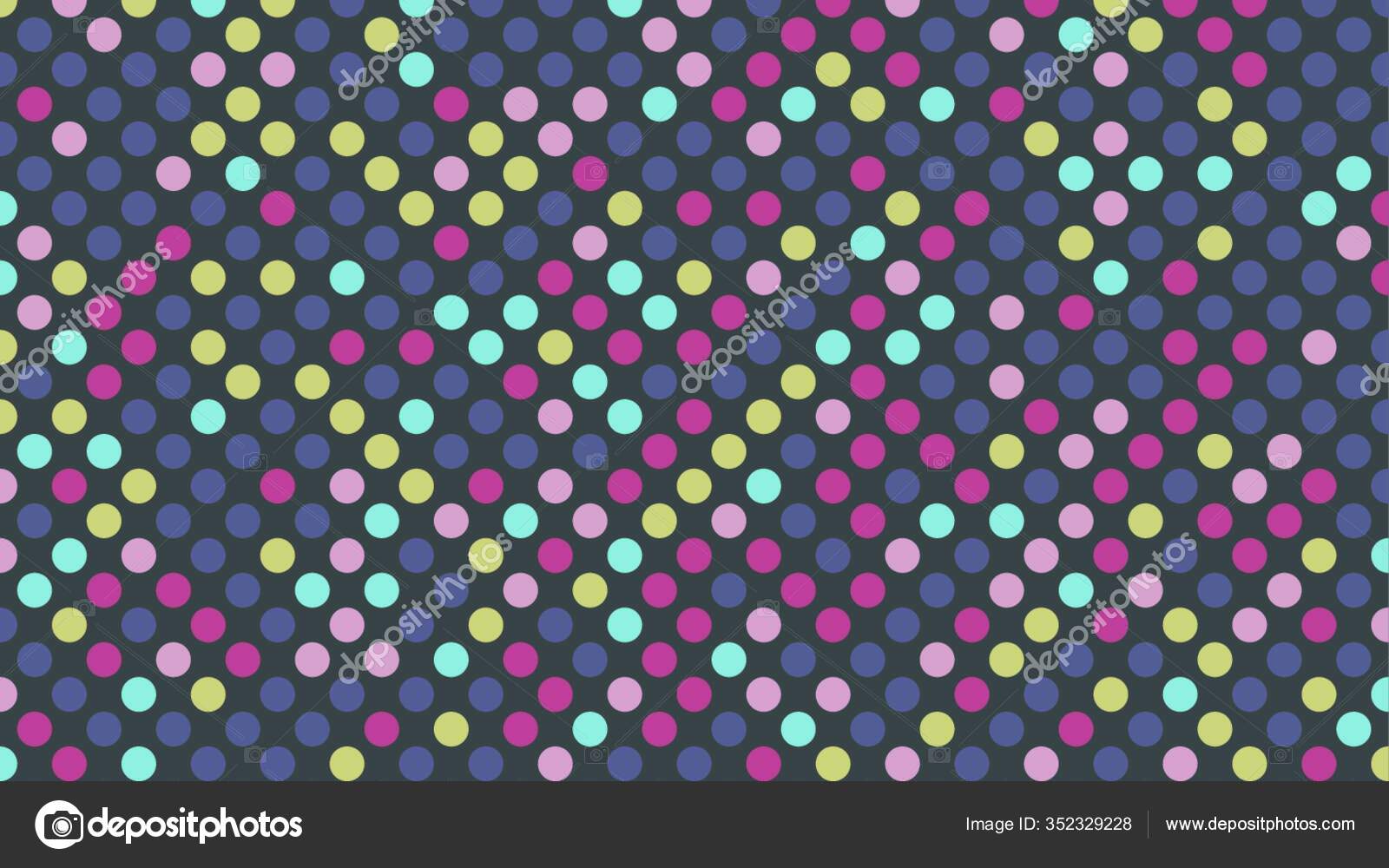 Polka Dot Pop Art Creative Design Vector Illustration Abstract ...