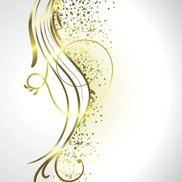 White Gold Background Full Vector Elements Stock Vector Image by ...