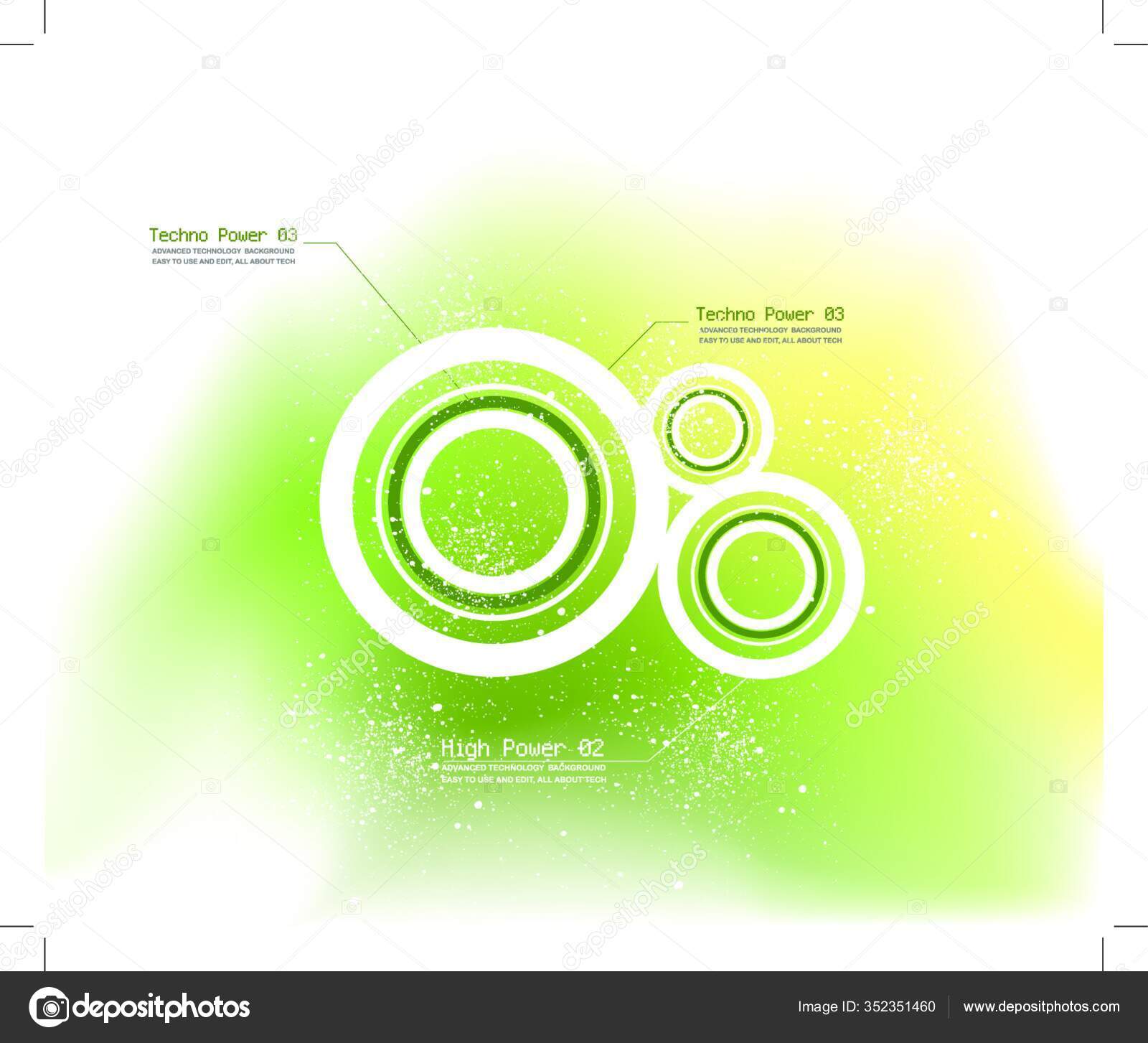 Vector Technology Background Color Layers Can Customized Stock Vector ...