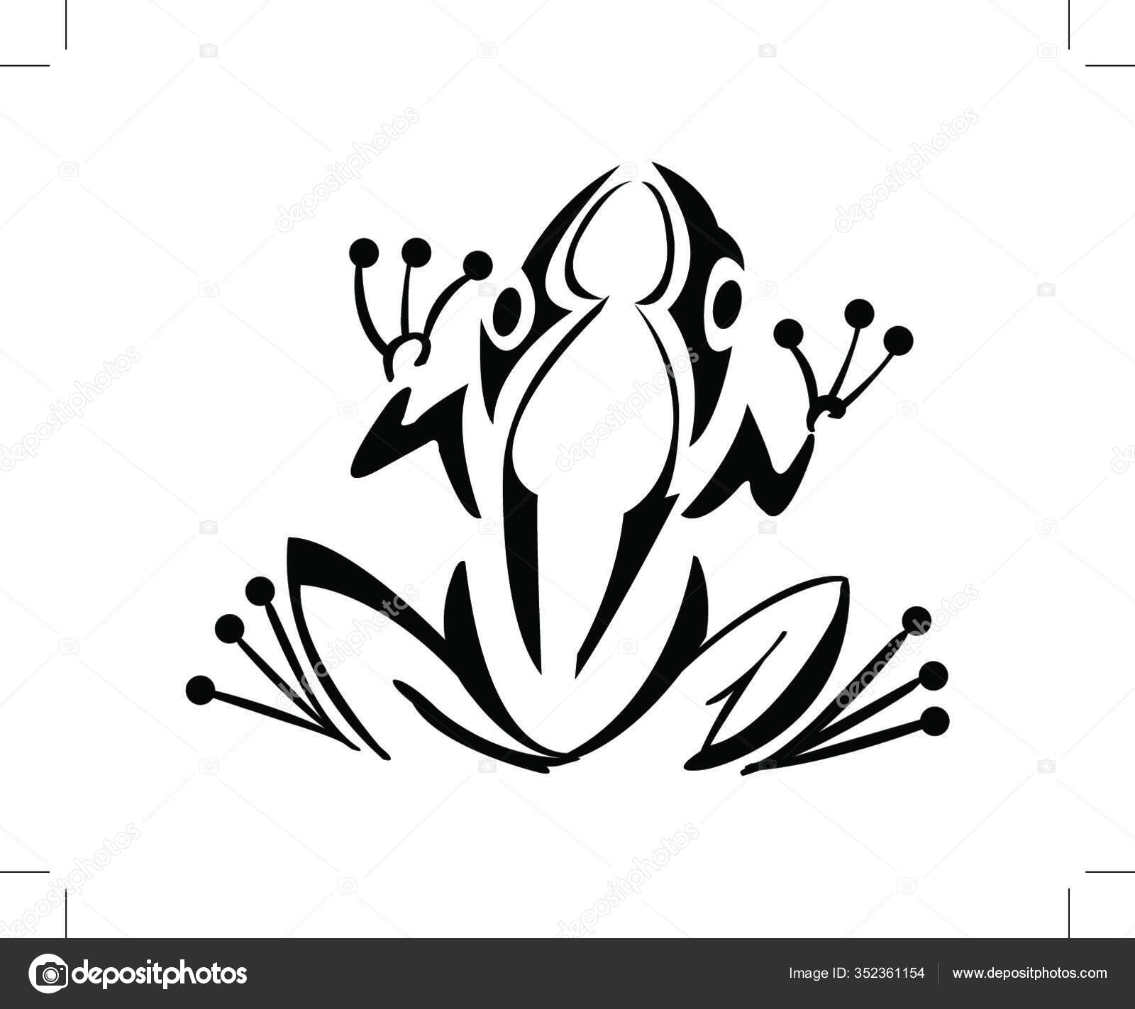 Frog Tattoo Vector Illustration Stock Vector by ©PantherMediaSeller ...
