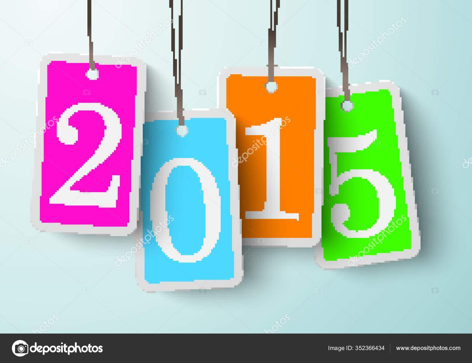 Four Colored Price Stickers Grey Background Eps Vector File Stock ...