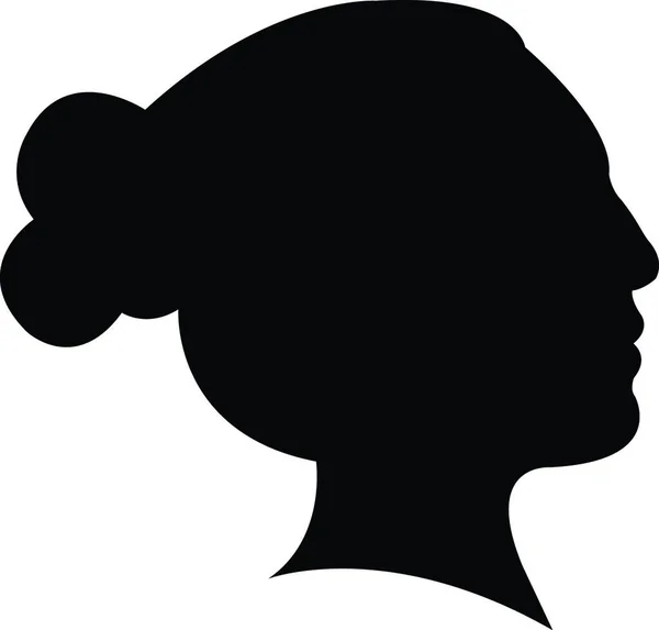 Lady Head Silhouette Vector Stock Vector by ©PantherMediaSeller 352407712