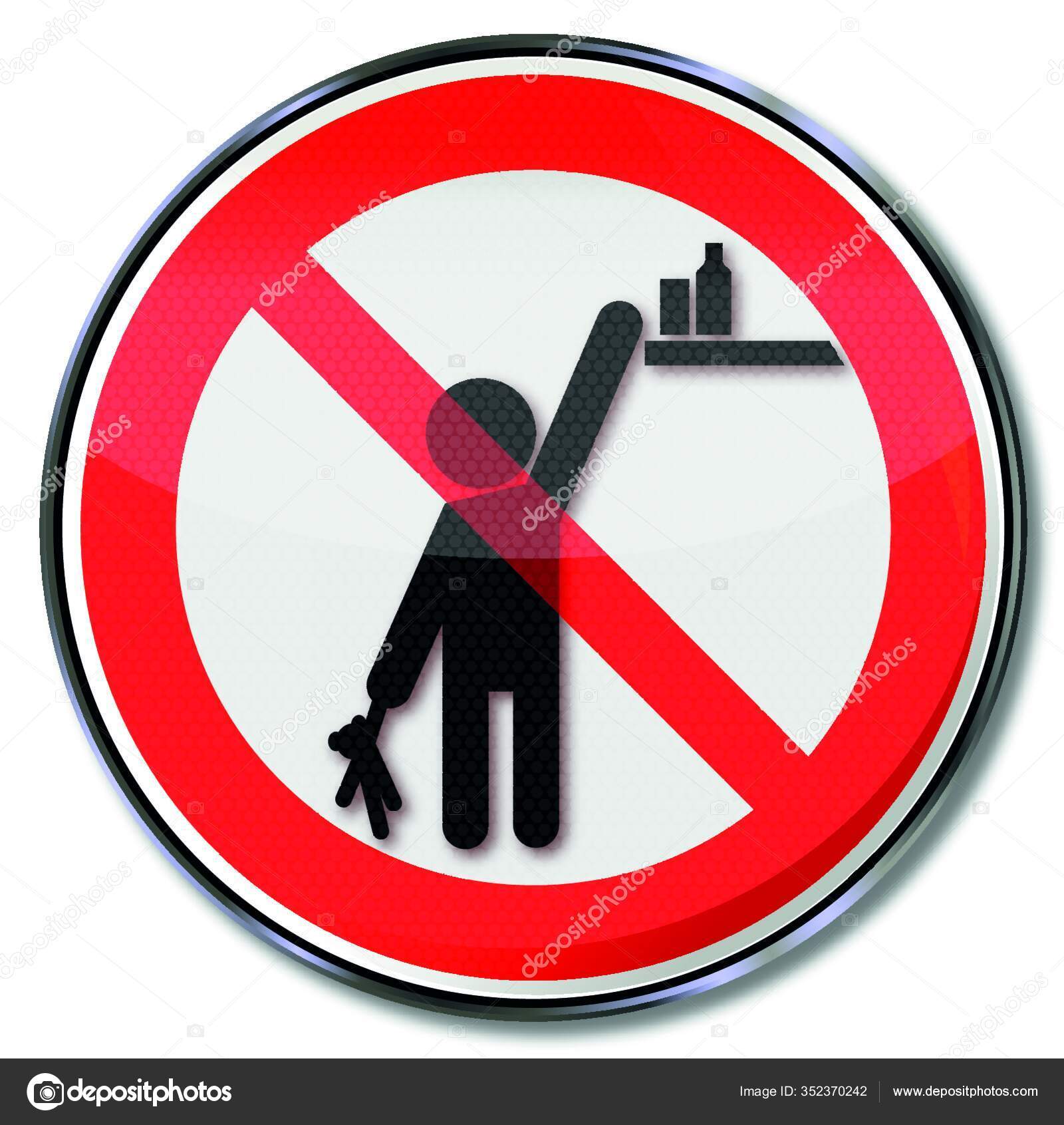 Verbodsbord Producten Buiten Bereik Van Kinderen Houden ...