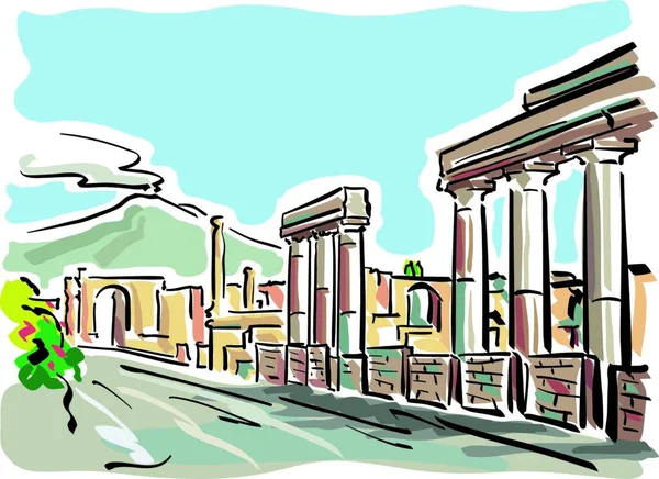 Pompeii art Vector Art Stock Images | Depositphotos