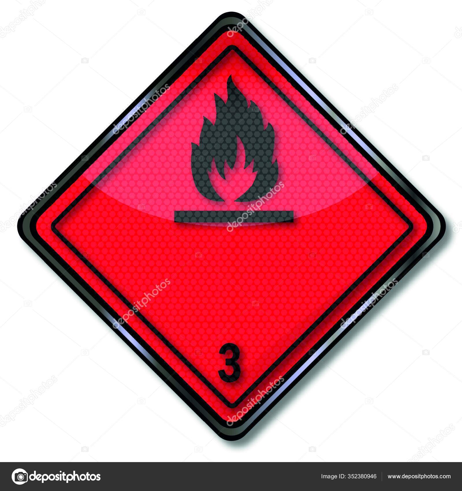 Danger Sign Hazardous Class Stock Vector Image by ©PantherMediaSeller ...