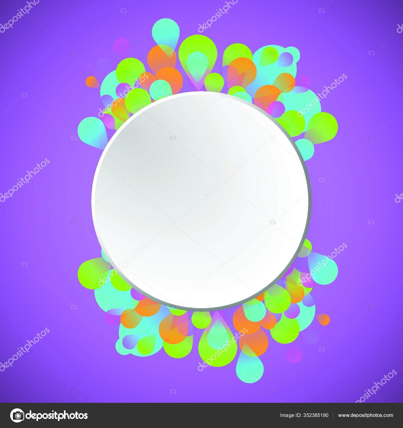 Celebration Concept Violet Background Stock Vector Stock Vector by ...