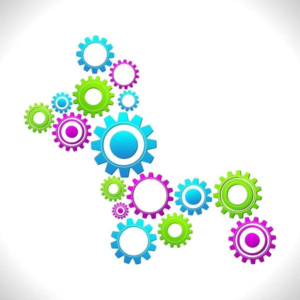 Abstract vector cog, gears ⬇ Vector Image by © mejn | Vector Stock 35342405