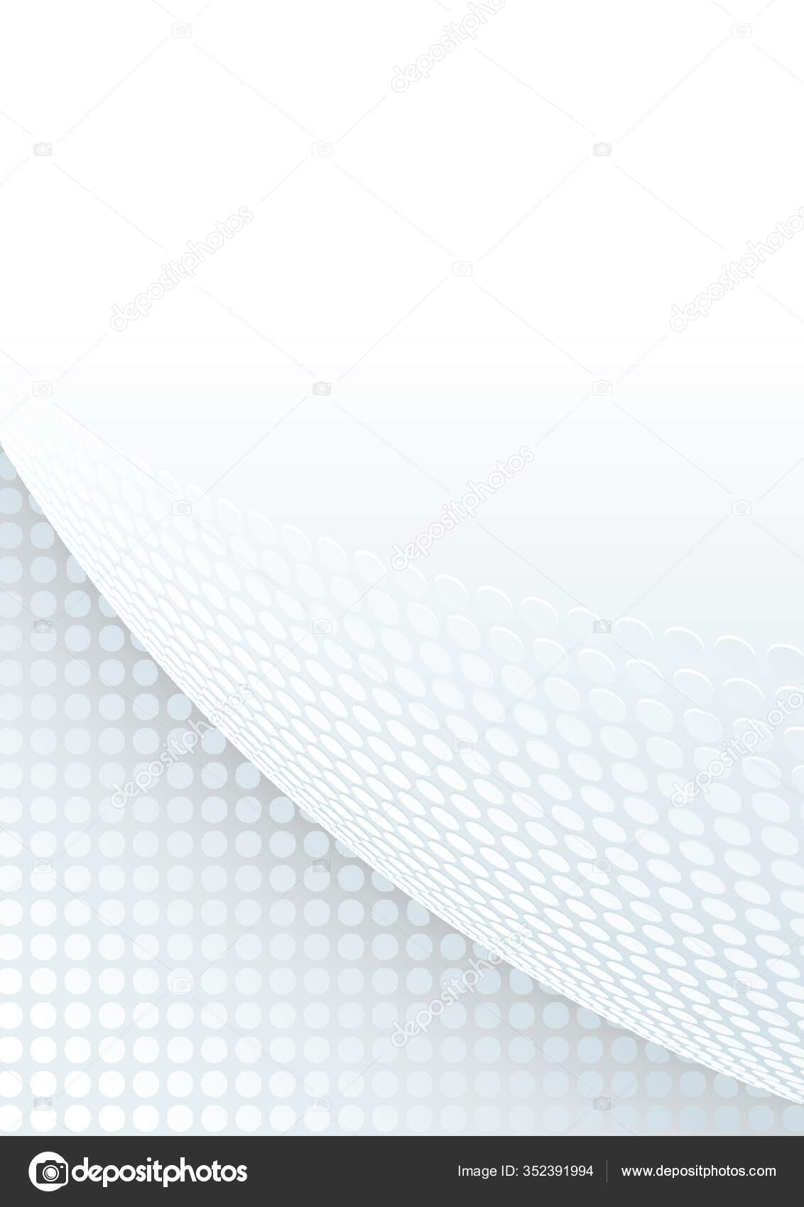 White Gray Abstract Background Dotted Page Curl Illustration Vector ...