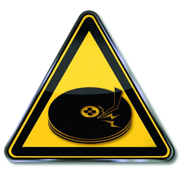 Safety signs warning triangle sign BGV vector pictogram icon UV sun ...